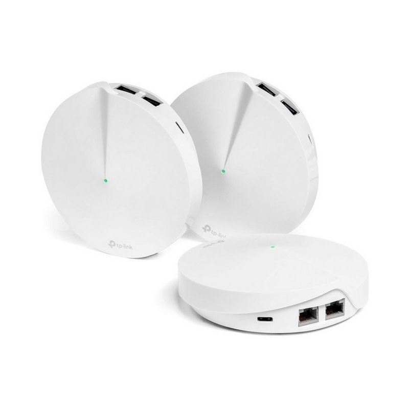 Router TPLINK WIFI de malla Doble banda AC1300 Gigabit Pack por 3 ...